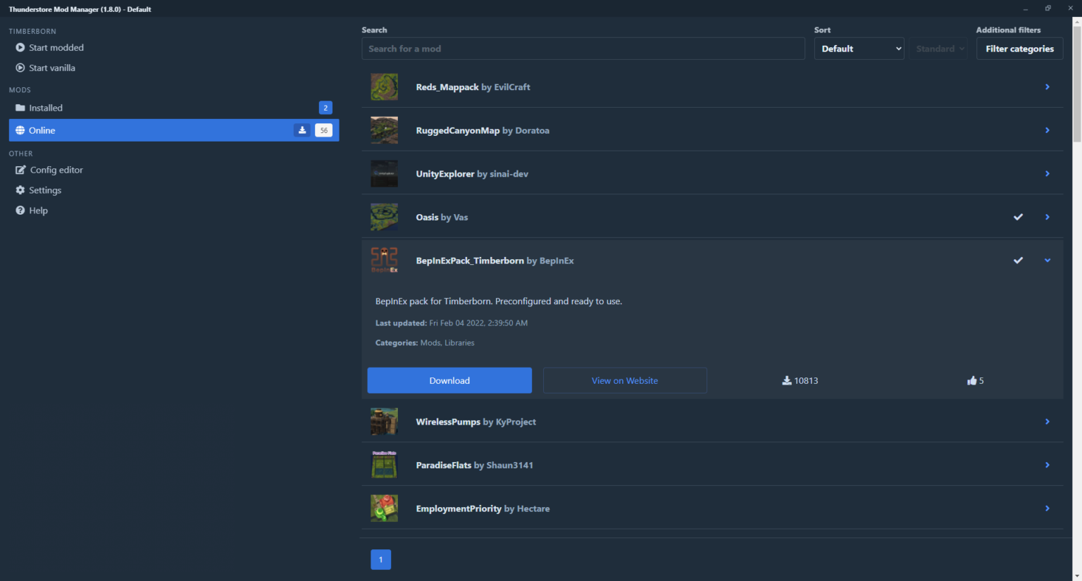 TimberBorn Modの導入方法 | ぷらぬらの雑記